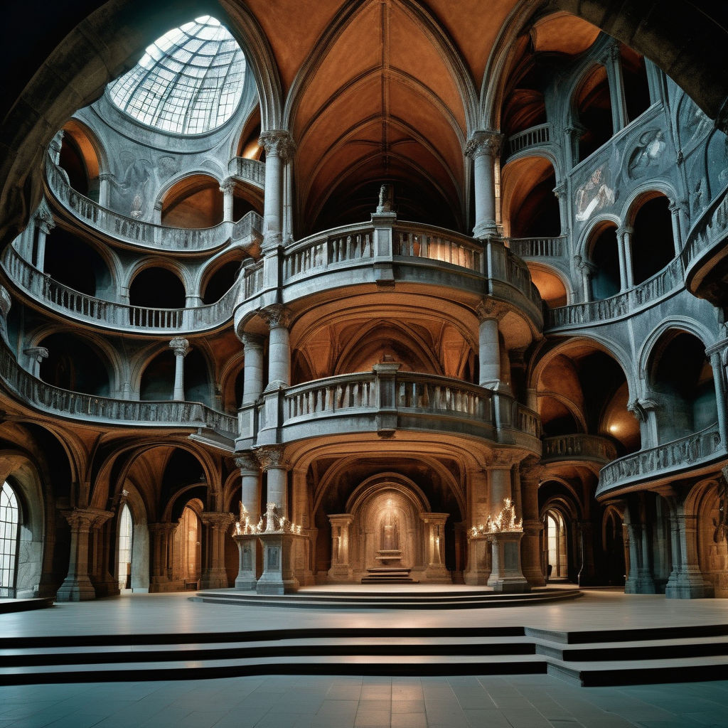 Huge architecture exudes sophistication with a combination o... by ...