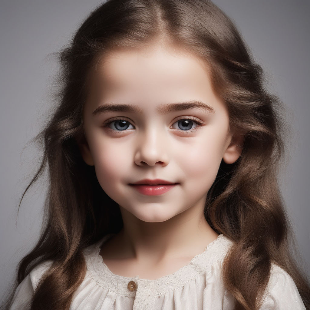 Portrait of famous female child actor by Søren Bech Jensen - Playground