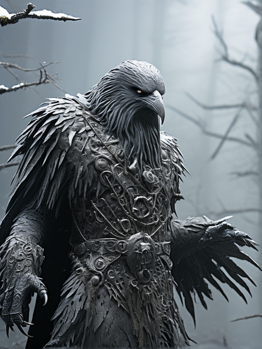 Hunchback creature robed shrouded harbinger dark prophet fro... by ...