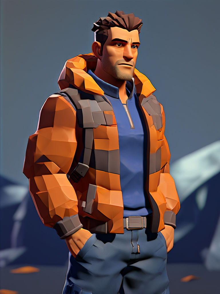 Character modeled in the iconic PlayStation 2 era style by ivann casil ...