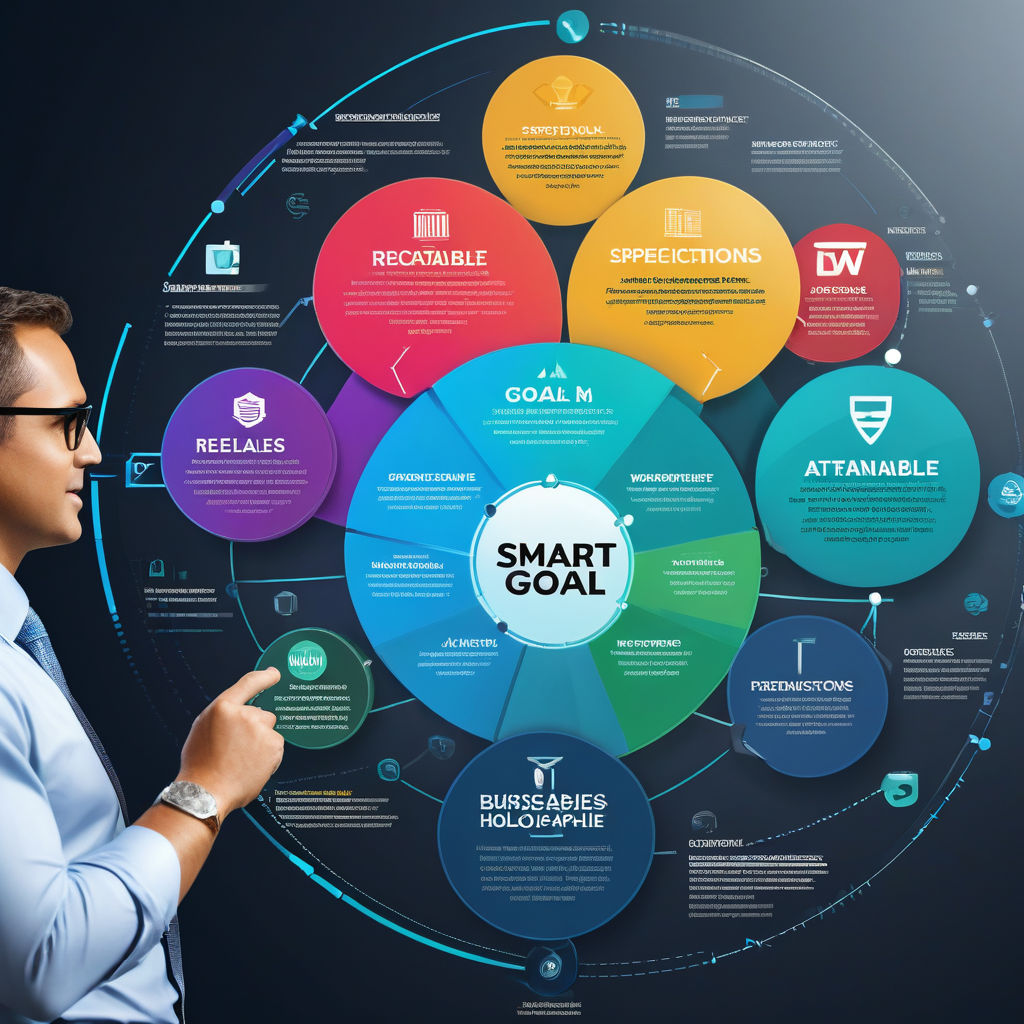 SMART goal concept visualized as an intricate infographic by Jesús A ...