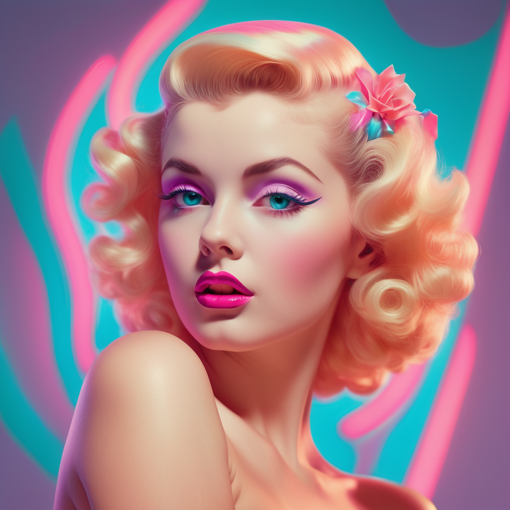 50s pin-up girl captured in the spirit of Alberto Vargas by Penelope ...