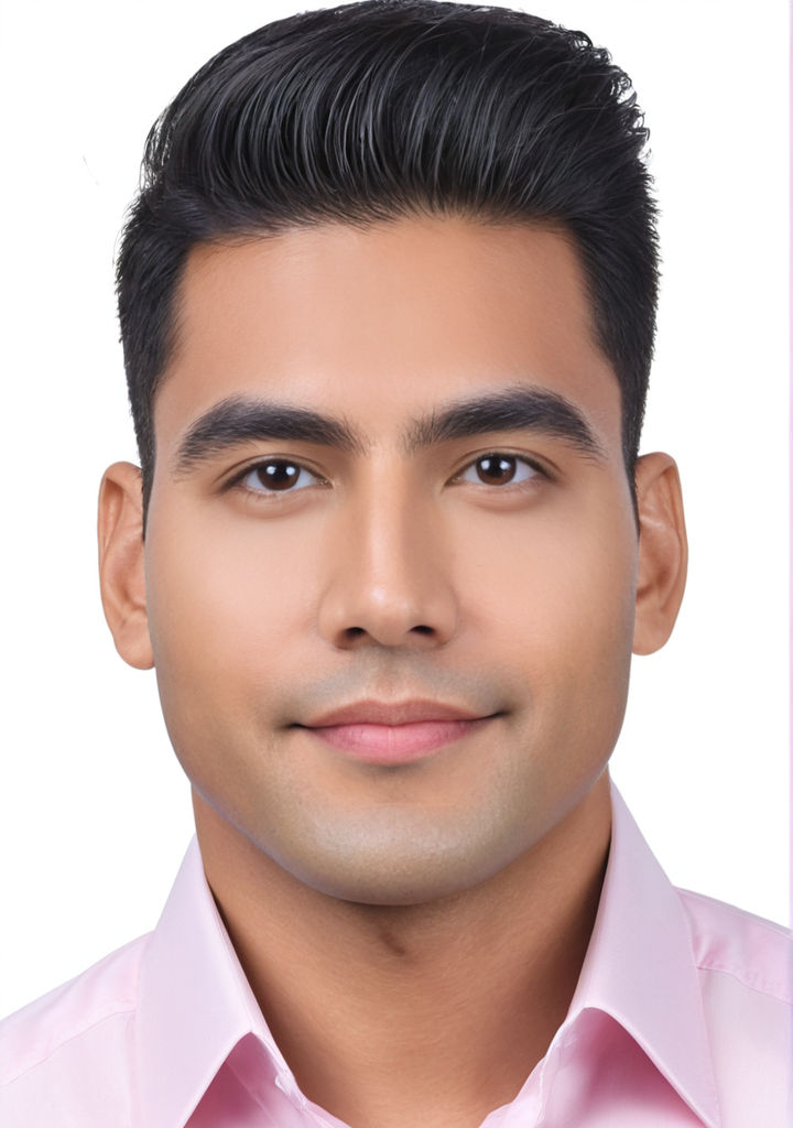 Transform the provided passport size photo into an image sui... by Ajay ...