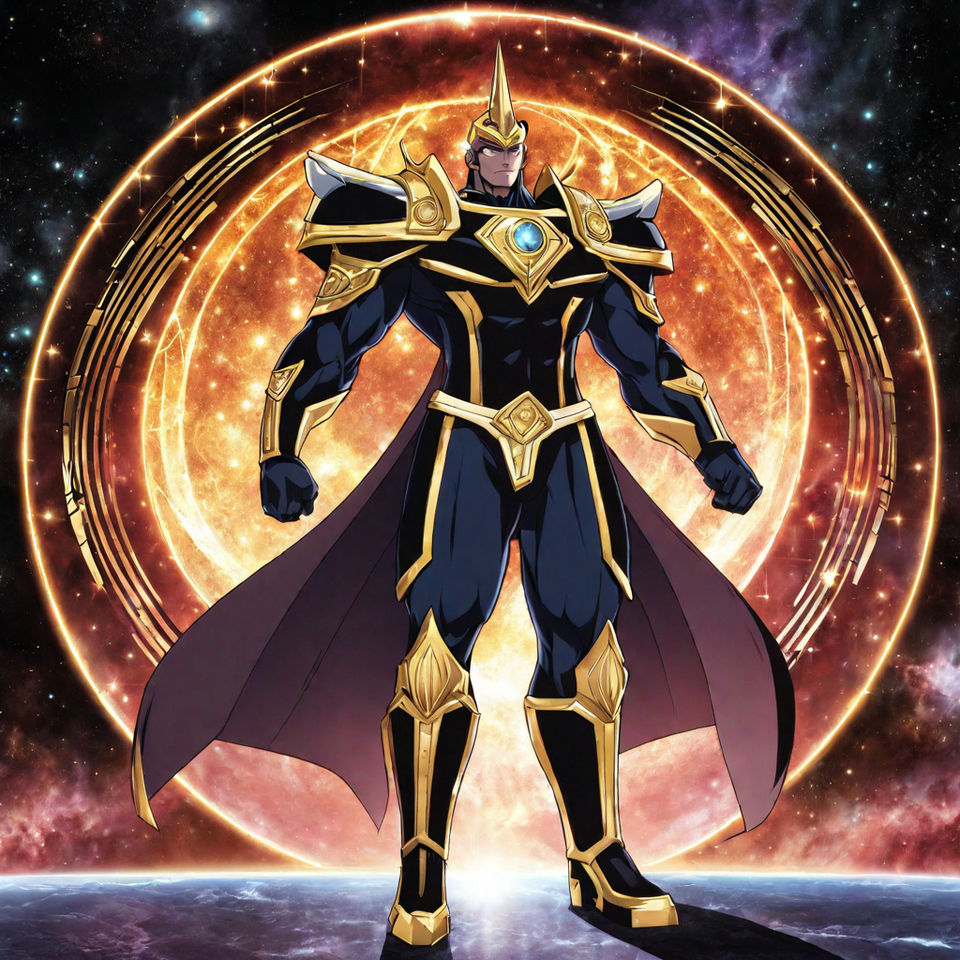 Emperor. Muscular Cosmic Anime Entity. by Ryan Andrews - Playground