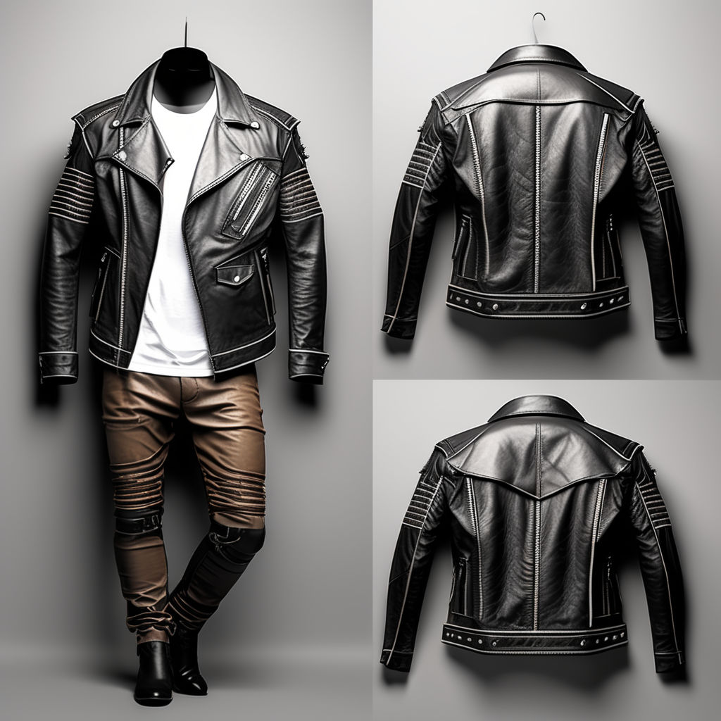 Create leather jacket design by abdul basit - Playground