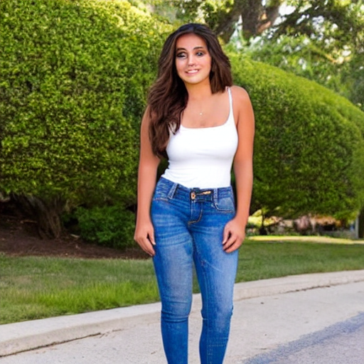 The Beautiful 18 Year Old Hispanic Woman Is Stunning In Her By