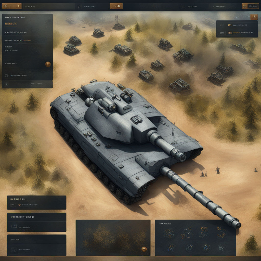 A modern rts realistic war game ui and ux by Sam Willison - Playground