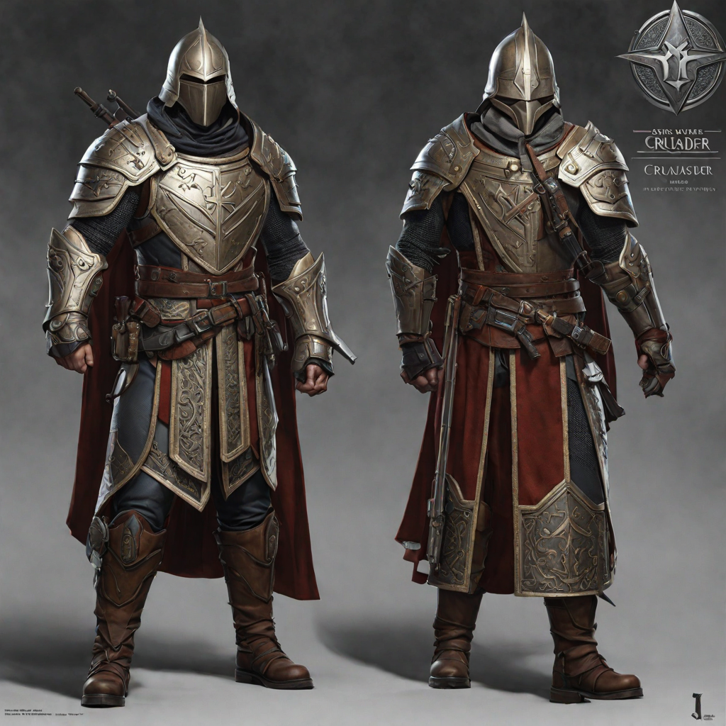 Masculine Crusader Character Outfit By Roberto Feick Playground