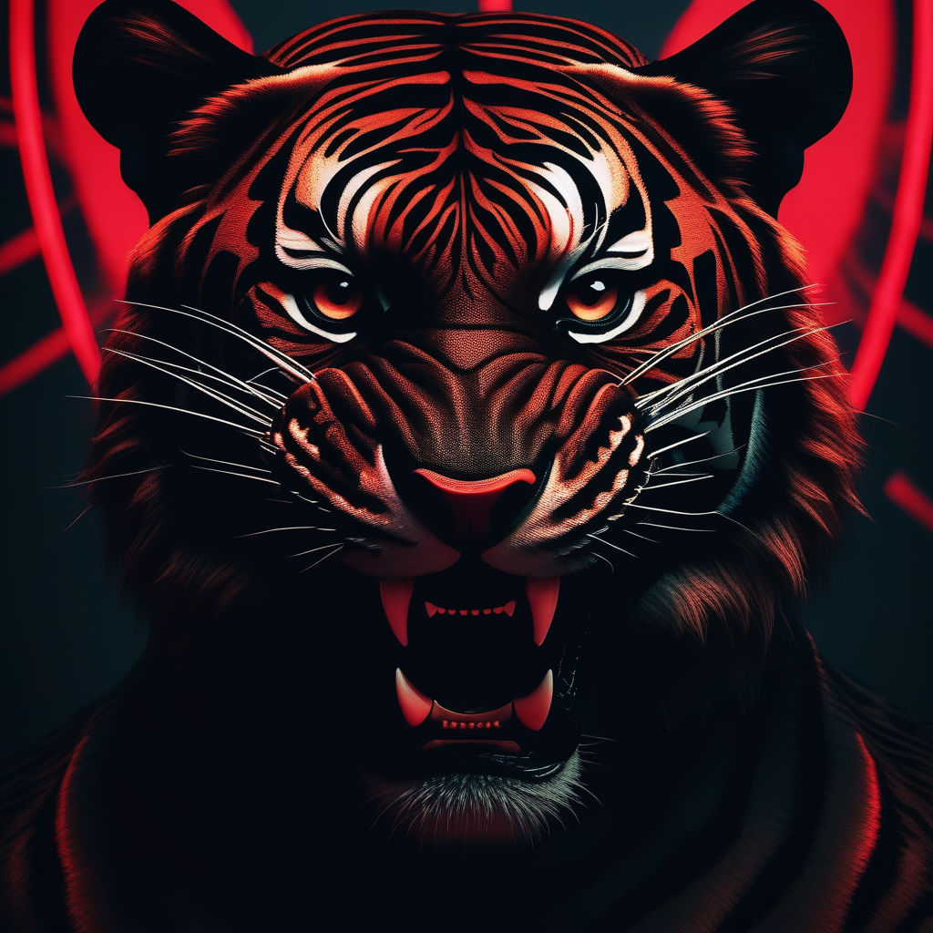 Full beautiful tiger by Oleg Timoshenko - Playground