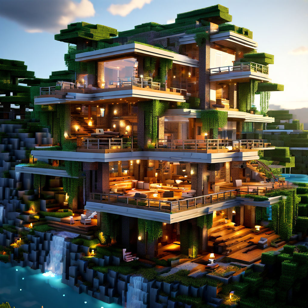 Cool Minecraft House Designs by Raj Gondaliya - Playground