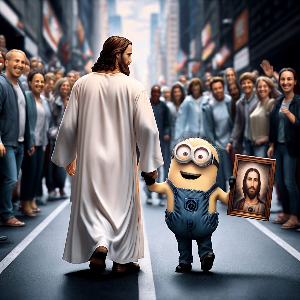 Create an image where Jesus Christ is on the street in New Y... by Flow Jkl - Playground
