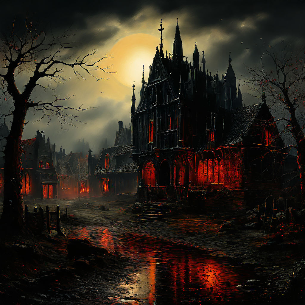 Dutch gothic horror art by Алина Гареева - Playground