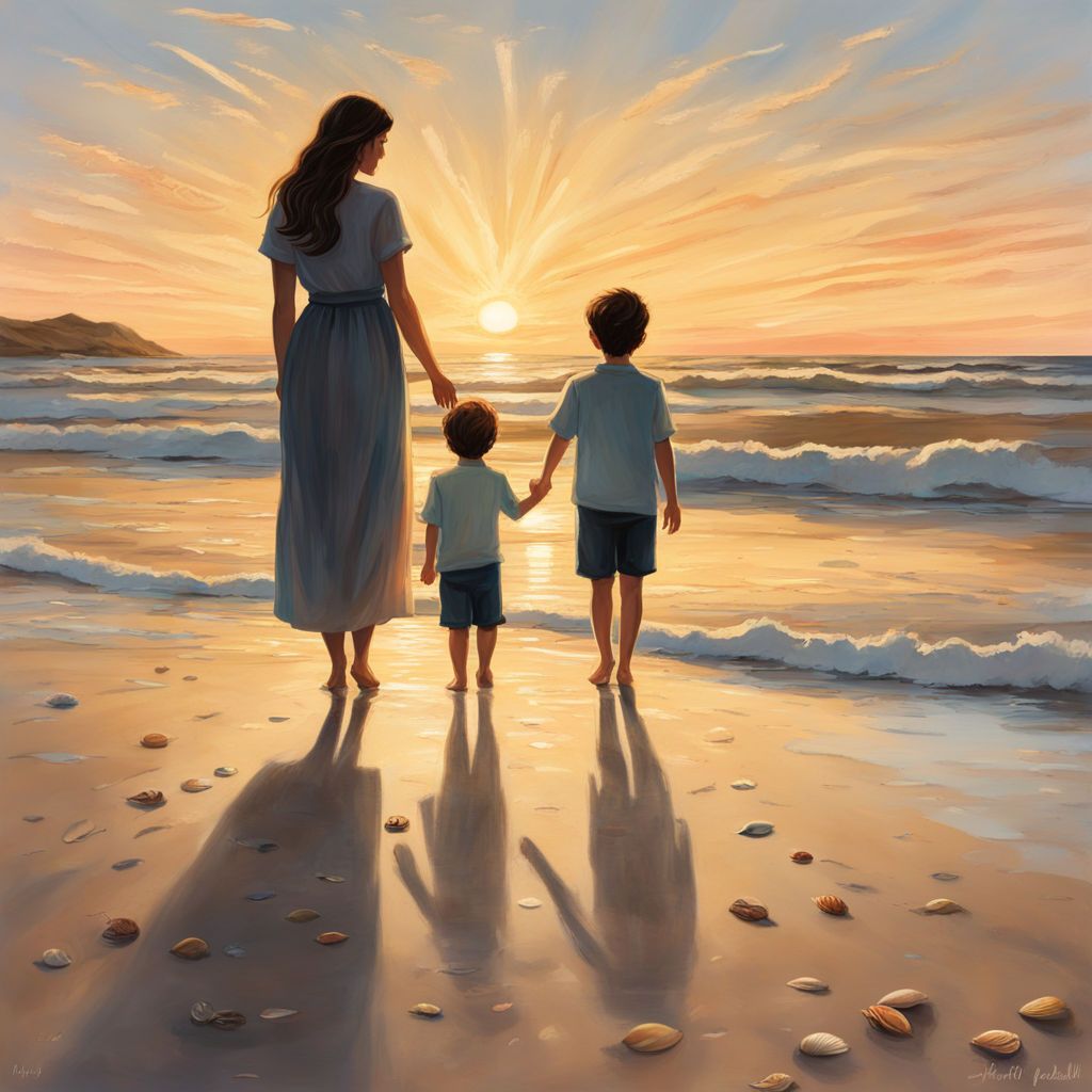 A widow and her young son by Bagas Prakoso - Playground