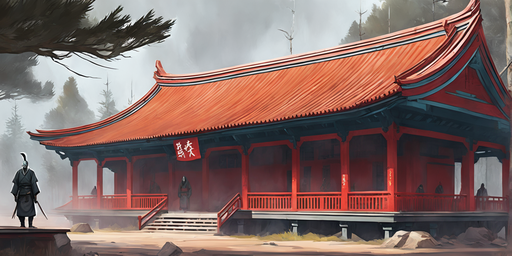 Traditional training dojo with practice mannequins by Juan Darío Souto ...