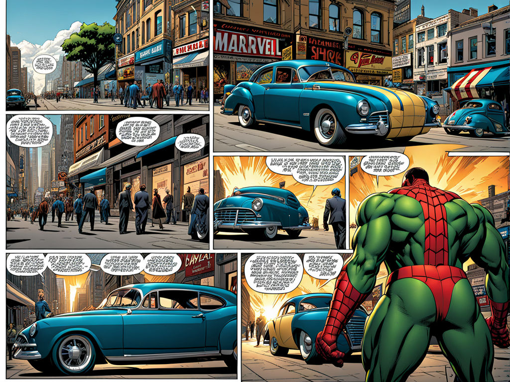 9 panels comic strip page by roel geurtsen - Playground