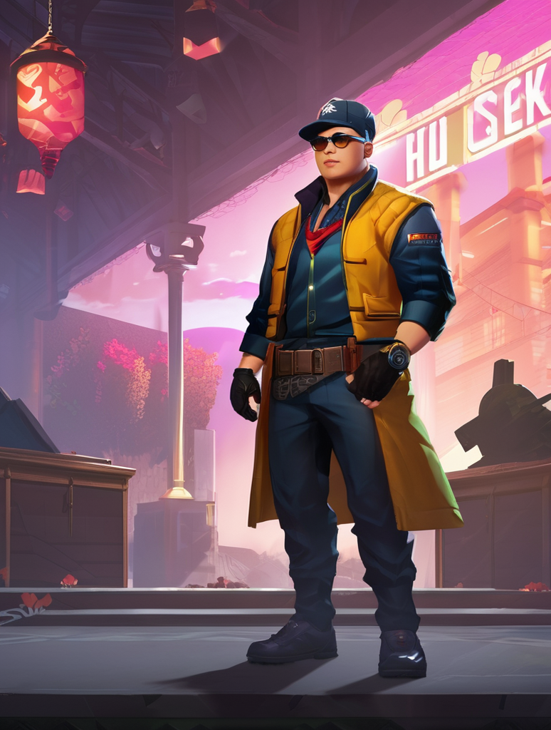 Valorant game style. a valorant agent standing that looks li... by ...