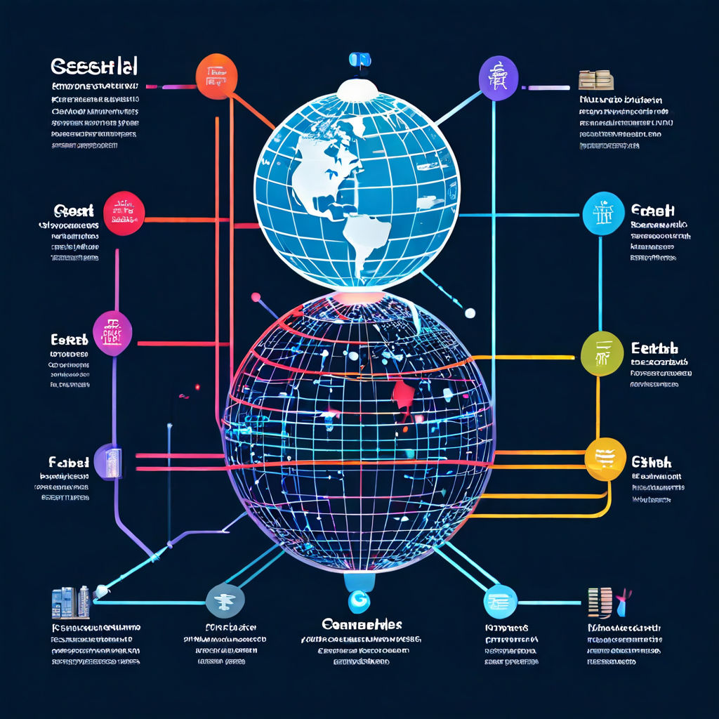 A visually striking infographic illustrating the OSI model by Yan ...