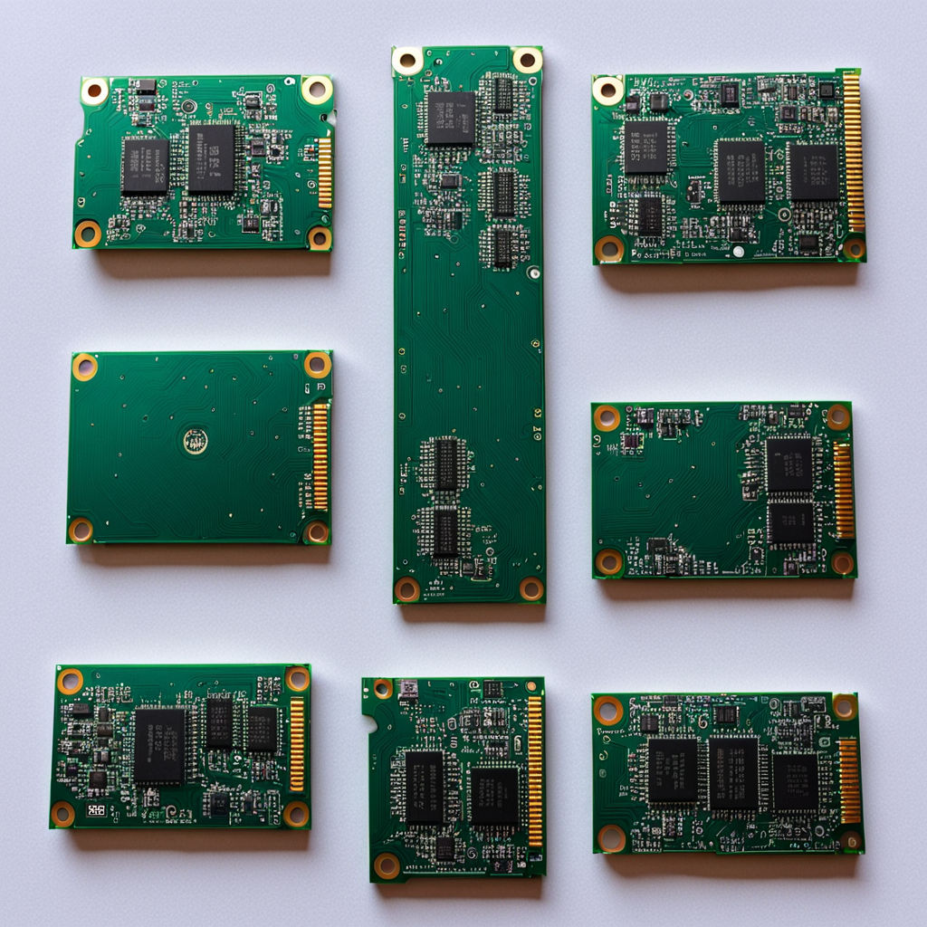 Show photos of SSD mass production process with white backgr... by 용킹 ...