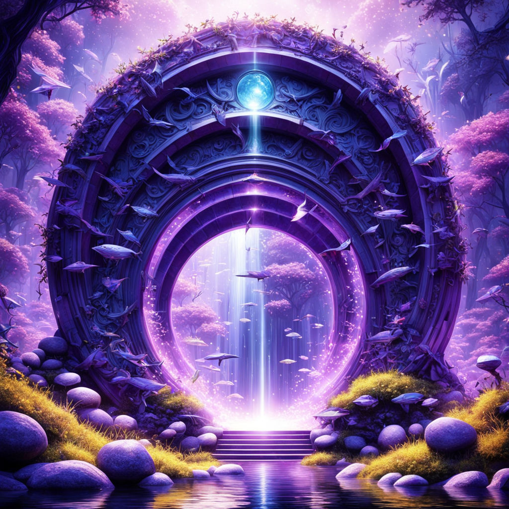 Portals to another purple dimension by Tommy Shelby - Playground