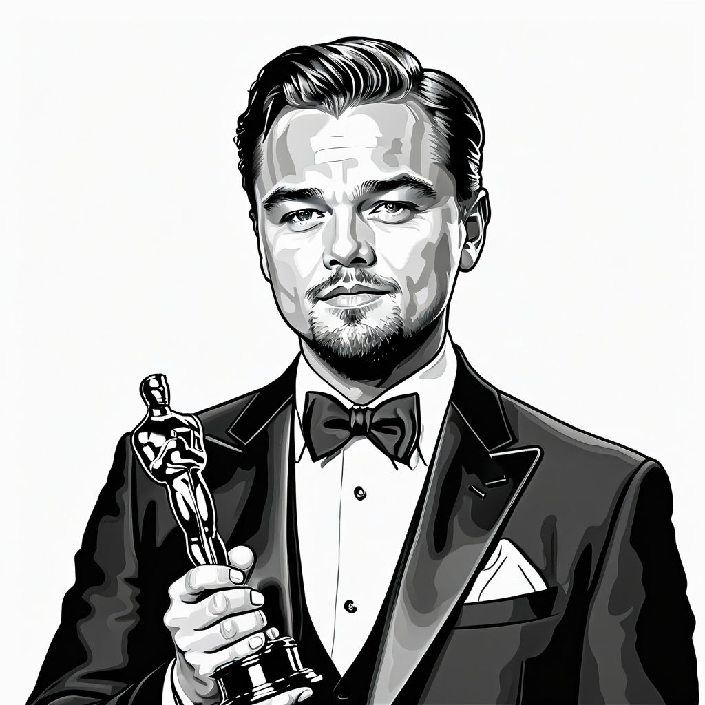Leonardo DiCaprio received an Oscar by Илья - Playground