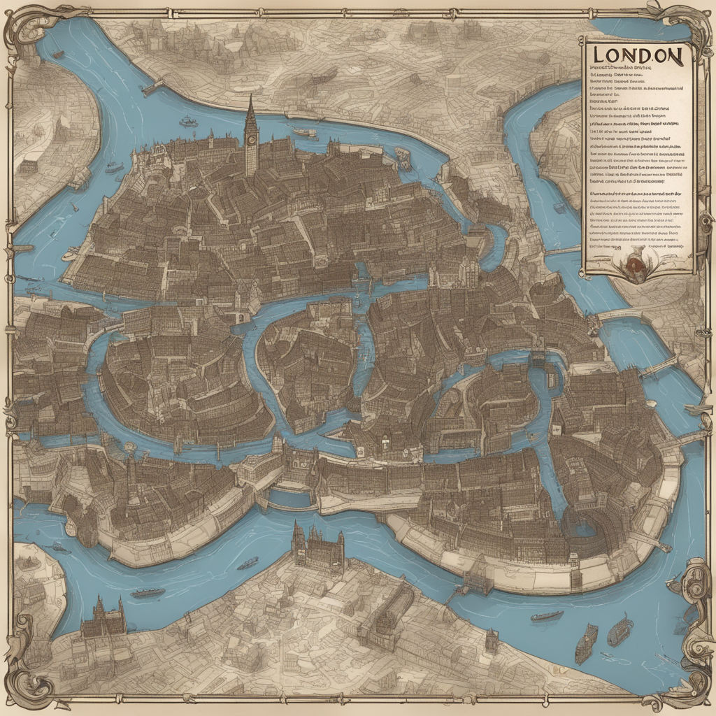 London map for rpg by Kaíque Mf - Playground