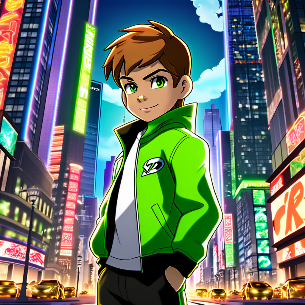 Create a high-quality digital image of Ben 10 by Mahmoud Eido - Playground