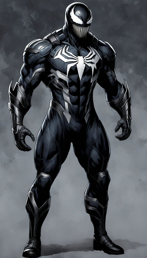 Venom soldier full body concept art by Dalga Live - Playground