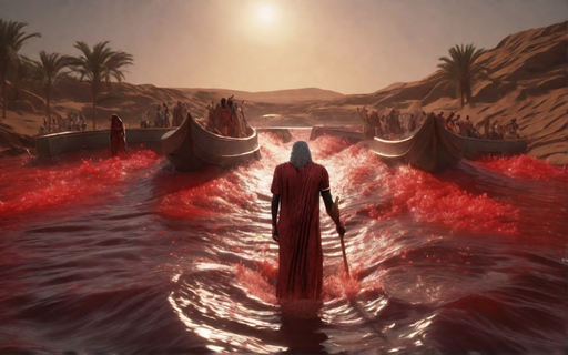 Moses turning the water of the Nile River into blood by TIME TO 2020 ...