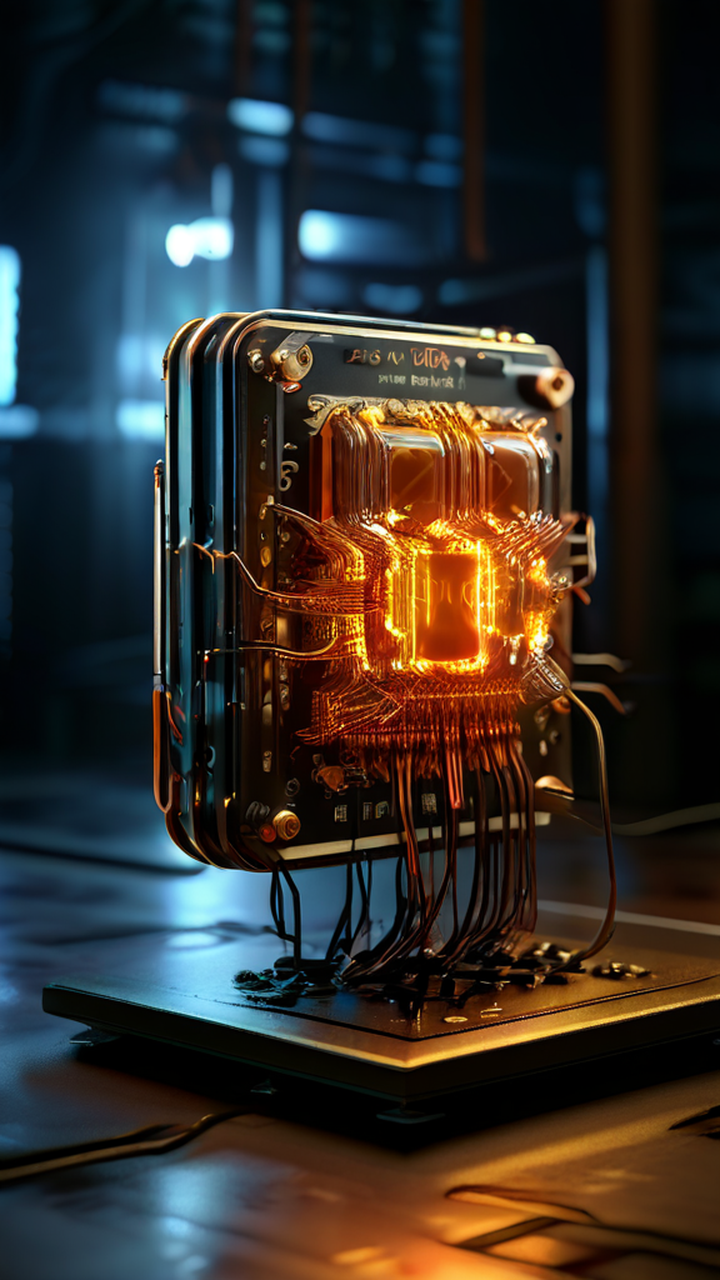 Neurolink N1 chip featuring in a photorealistic concept art by Nexus ...