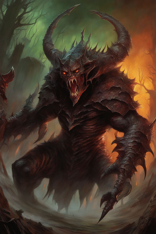 Horror creature from a gore world by Tomas Gomez - Playground