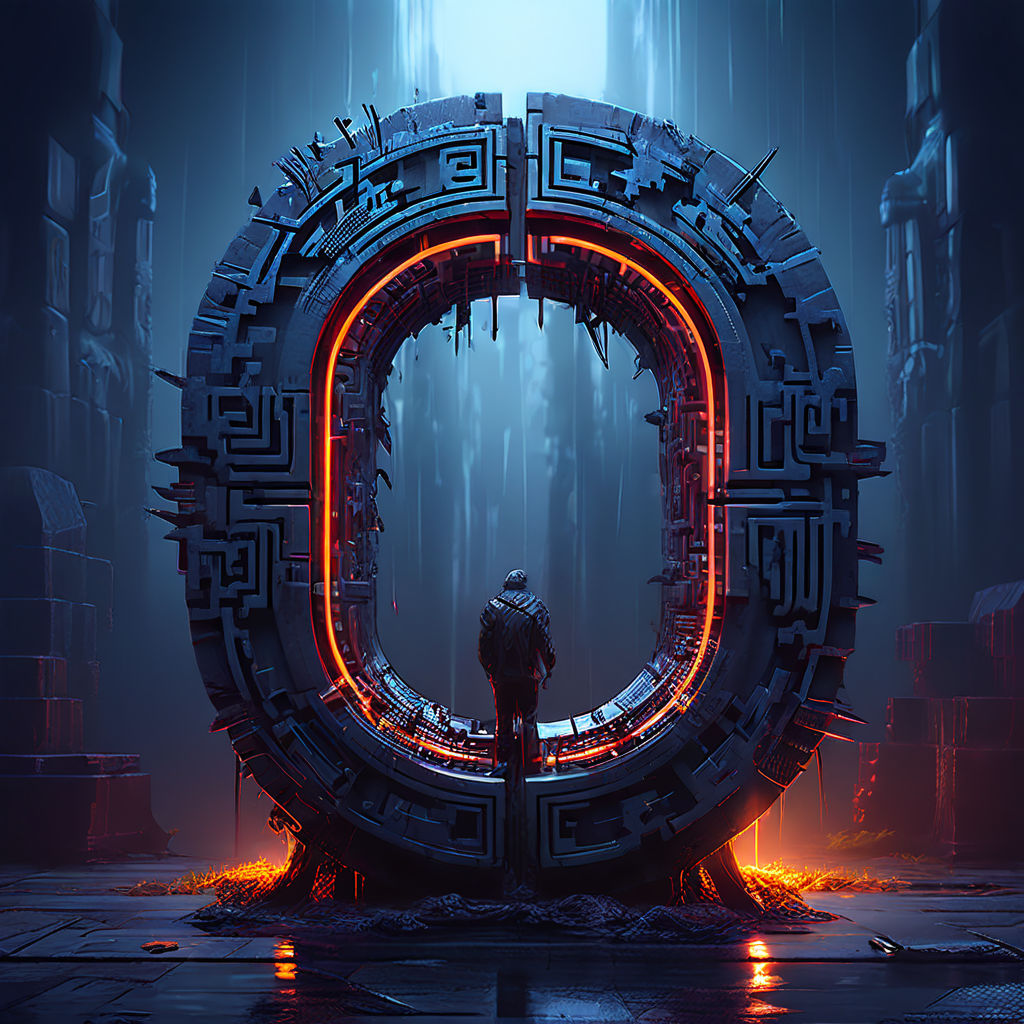 Generate logo for Qr code application only Using the letters... by ...