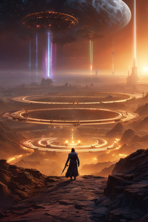 Galactic Gateways Depict gateways connecting different galax... by Key ...