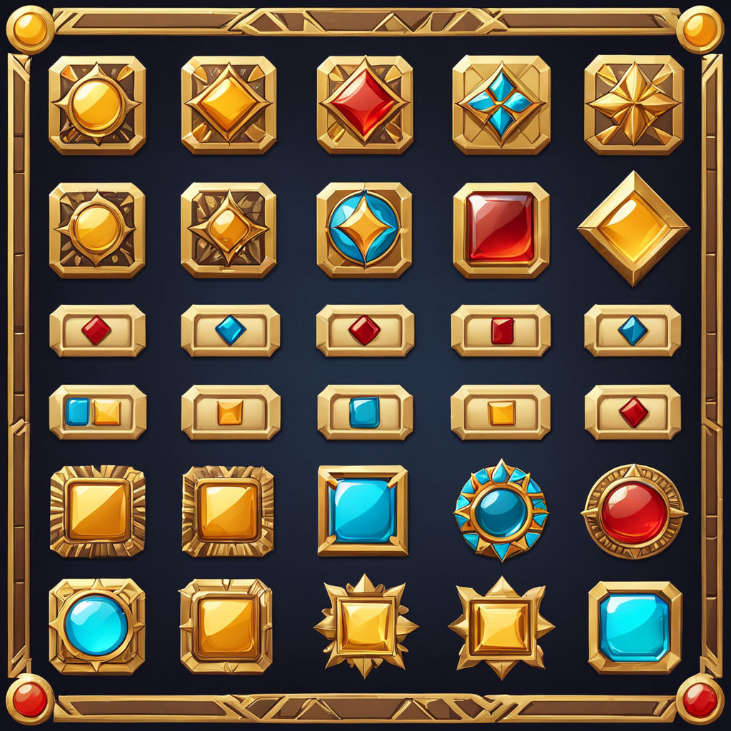 Game gui menu assets sprites widgets buttons quit resume egy... by ...