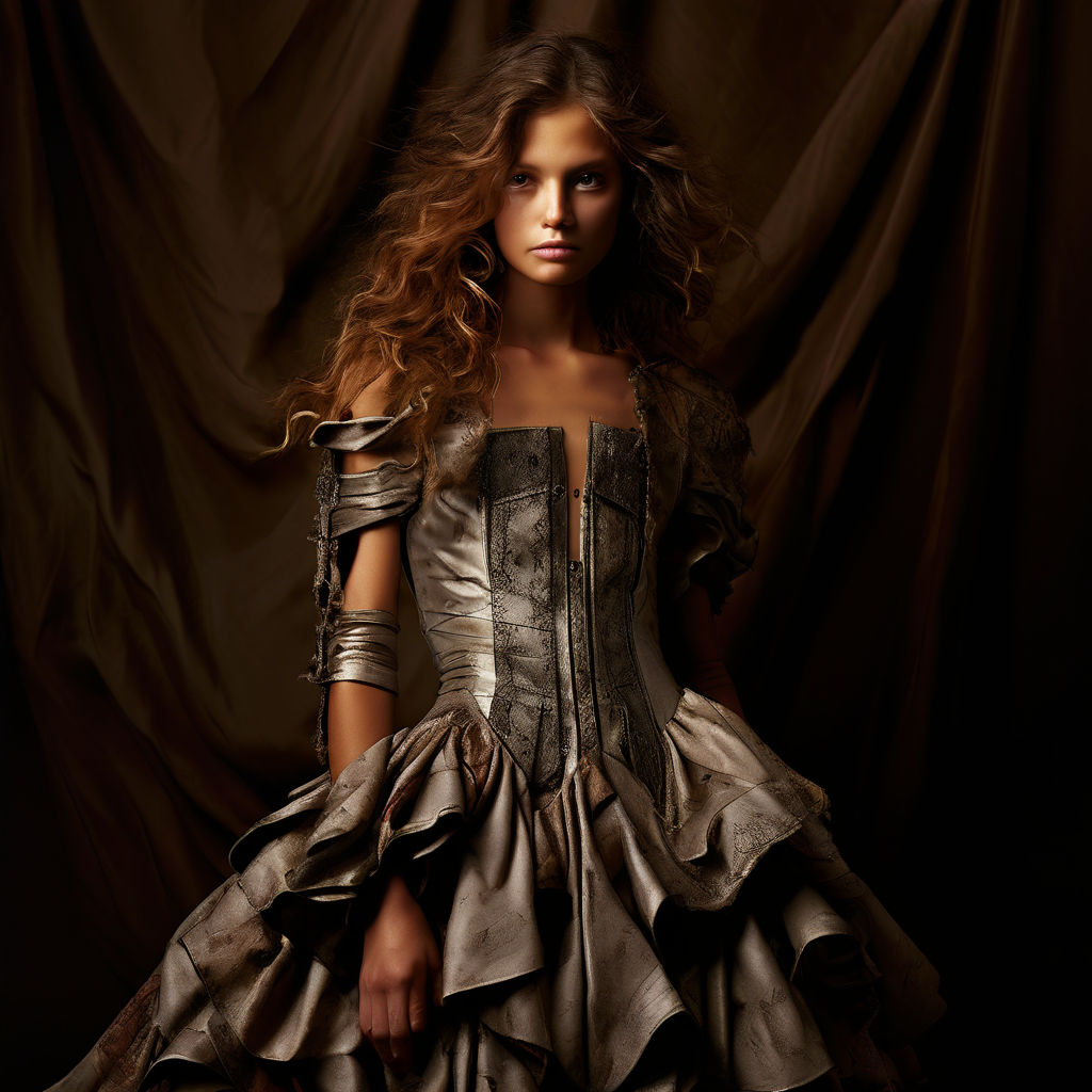 Full-body fashion photography capturing models adorned in at... by 0123 ...