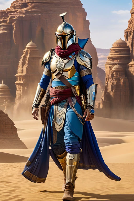 Live Action Disney Aladdin dressed in Mandalorian Armor on a... by ...