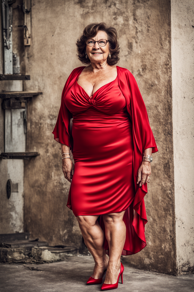 Plus size 70 yr old woman by James Johnson - Playground