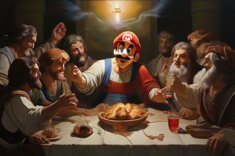 Mario from the Nintendo franchise seamlessly integrated into... by 03 ...