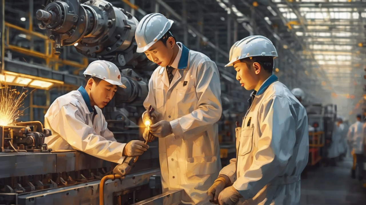 Kazakh nationality four white uniform industrious men by Алексей ...