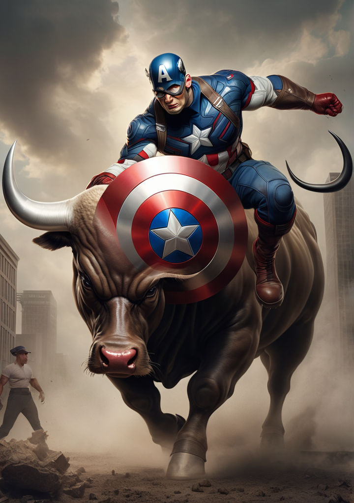 What would Captain America look like if he was a bull? by Ahmet Can ...