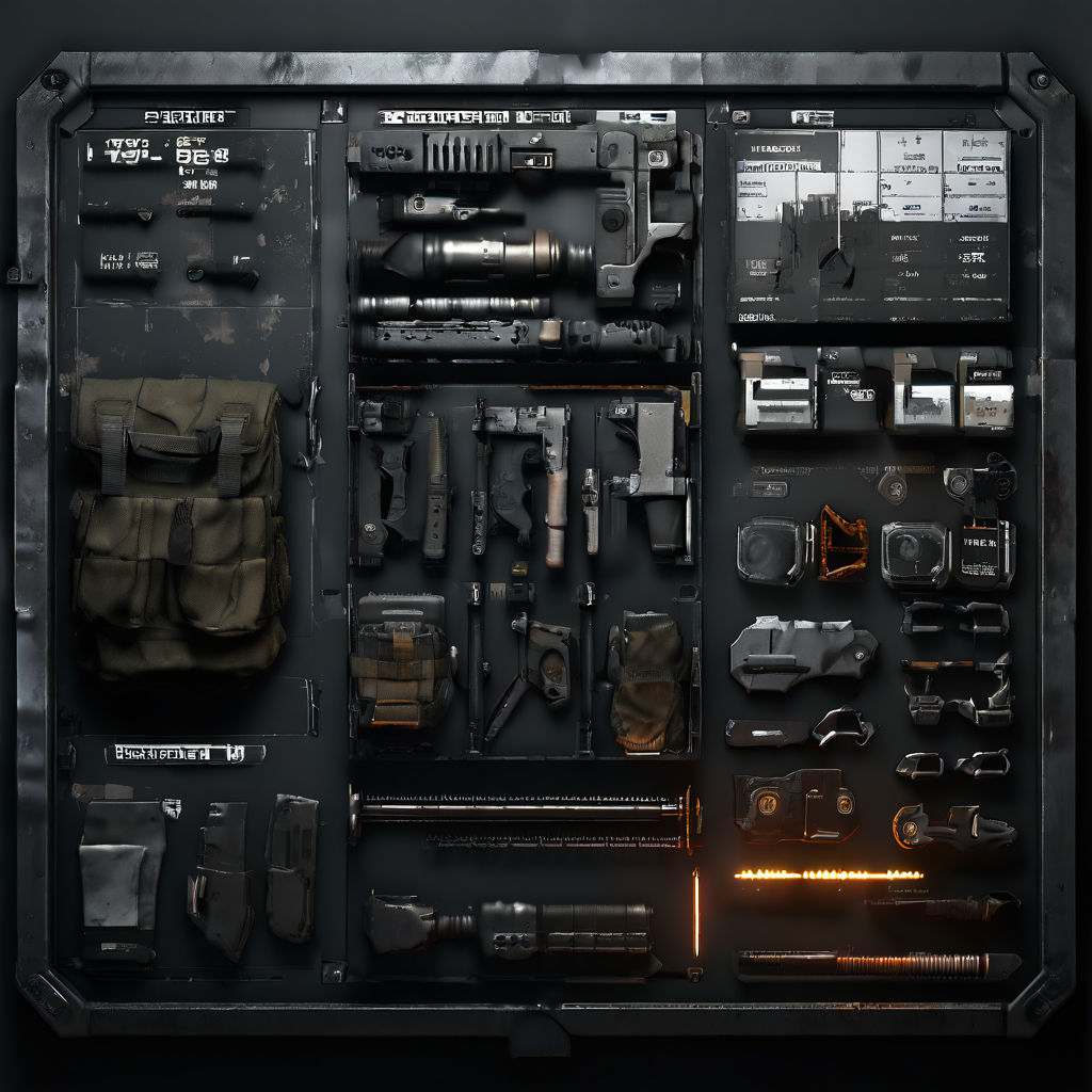 Inventory interface from Escape From Tarkov by Vasily Gorbatkov ...