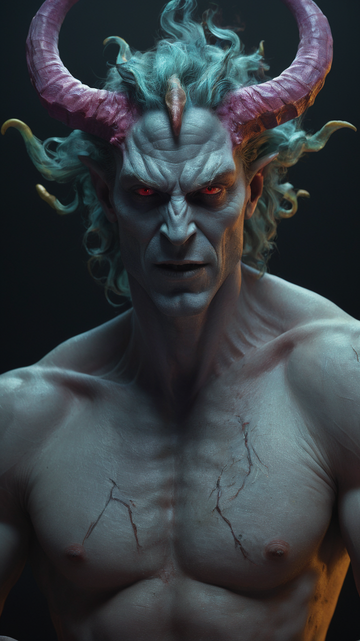 A 3D realistic look at a Virgo demon by viktoriia creative - Playground