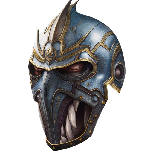 Dark medieval mask by Marc Petrelis - Playground