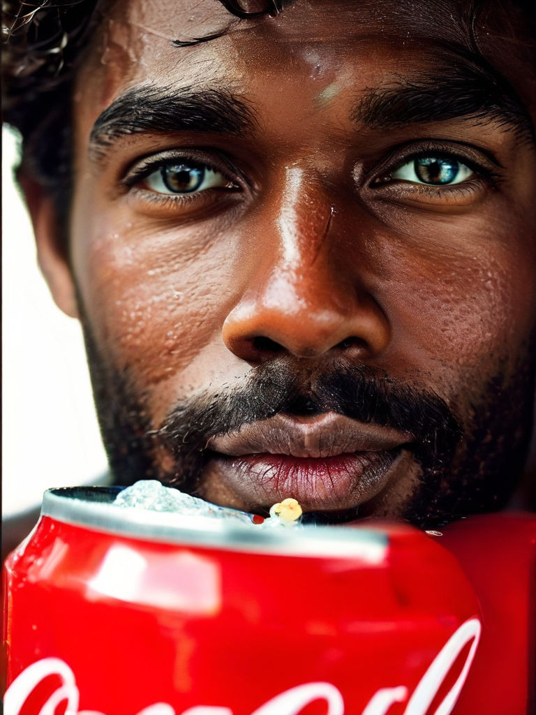 Make a poster advertisment of coke. Put my face that is hold... by ...