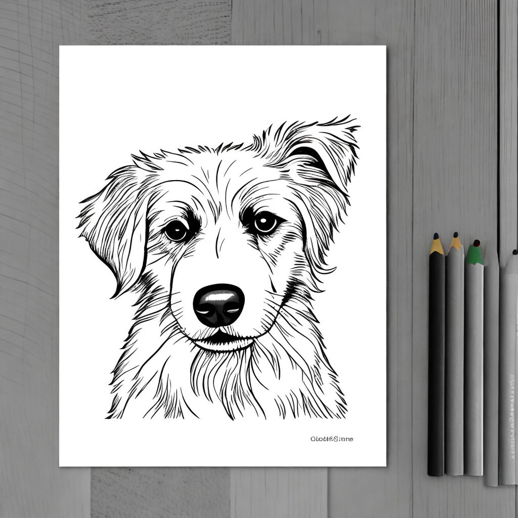 Simple drawing of a dog by Oslo Vitensenter - Playground