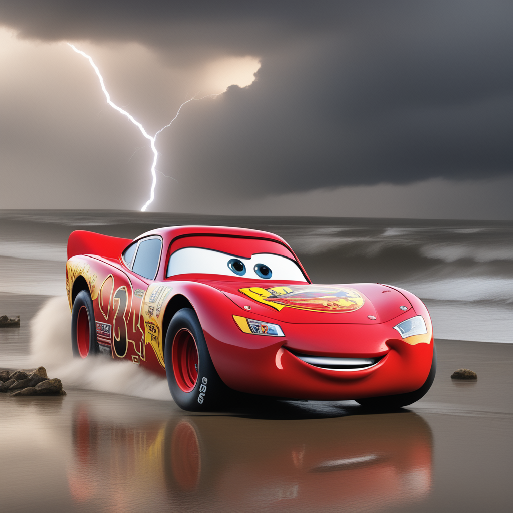 Lightning mcqueen storms normandy on d-day by Christopher Campisi ...