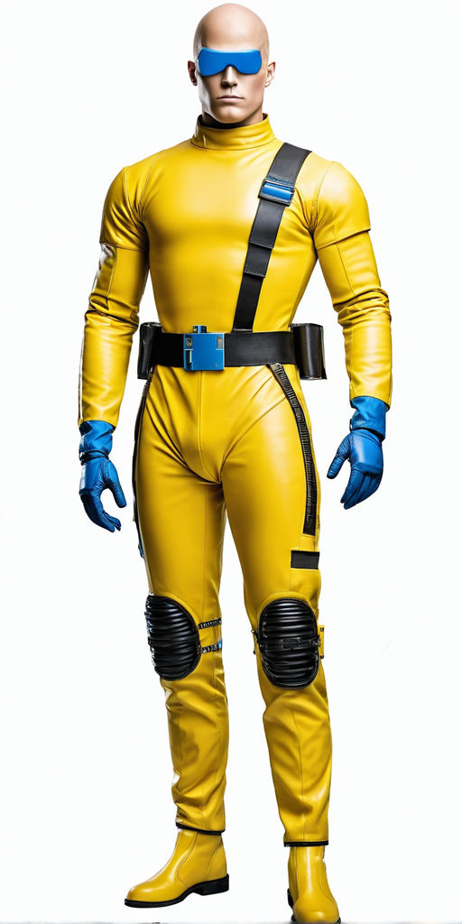 Remaster this image a Crash test dummy man Anthropomorphic s... by ...