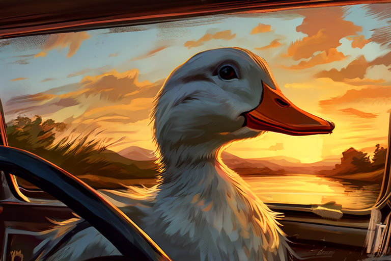 Duck in action by family Max - Playground