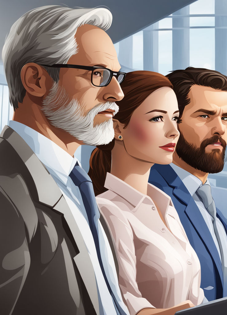 Create a realistic illustration showing the stages of a woke... by ...