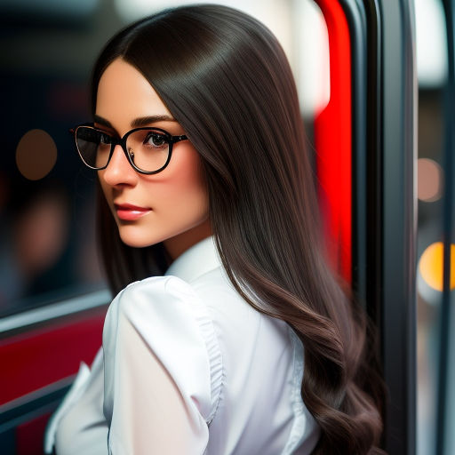 Beautiful brunette girl with beautiful eyes by Paulo Sergio - Playground