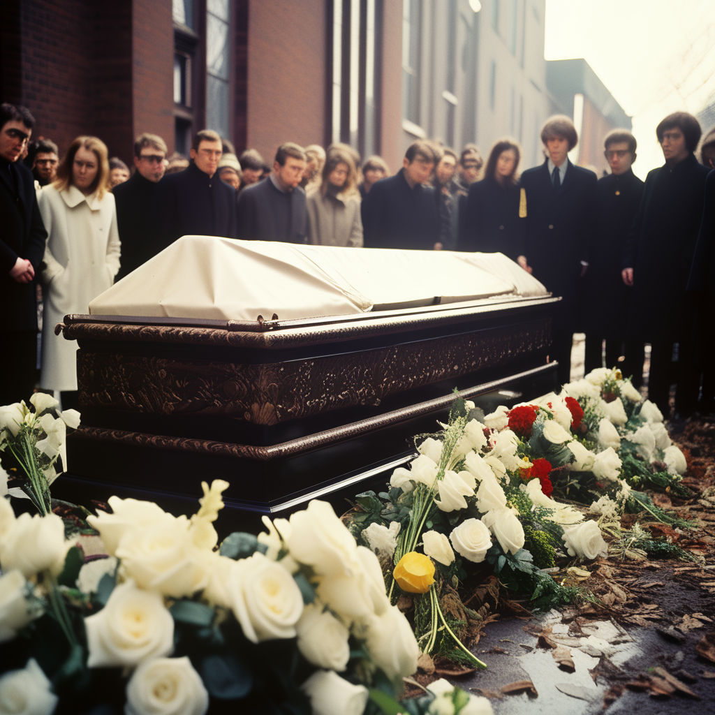 John Lennon's funeral by Haris Nurtaqwani - Playground